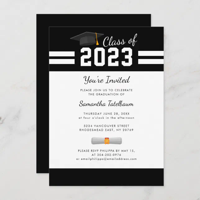 Graduation 2025 Modern Grad Party Invitation | Zazzle