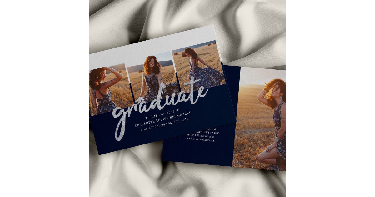Graduation 2025 Photo Collage Announcement | Zazzle