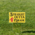 Graduation 4th Grade School Congratulations Sign | Zazzle