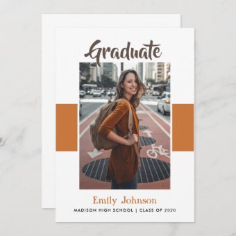 Graduation Announcement Card & Envelopes | Zazzle