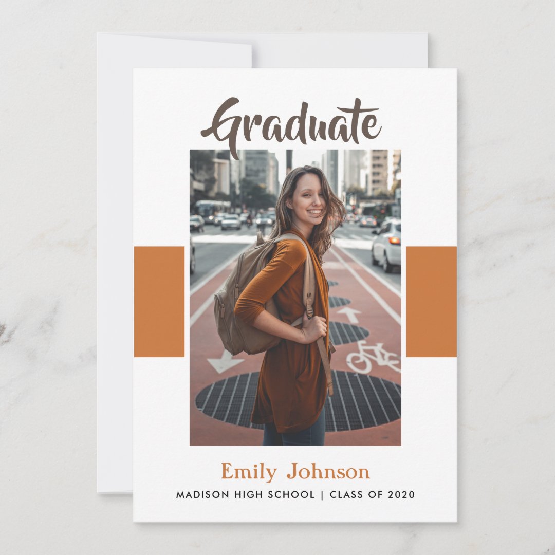 Graduation Announcement Card & Envelopes | Zazzle