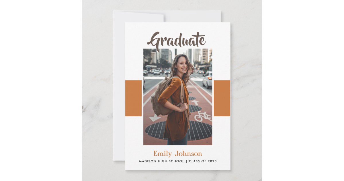 Graduation Announcement Card & Envelopes | Zazzle
