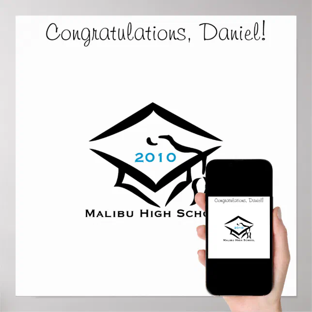 Graduation Autograph Poster | Zazzle