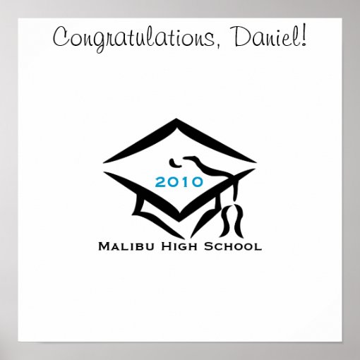 Graduation Autograph Poster | Zazzle