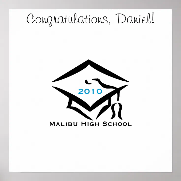 Graduation Autograph Poster | Zazzle