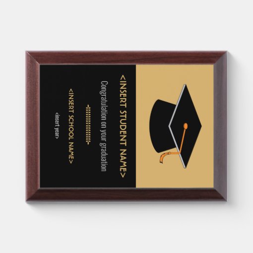 Graduation Award Plaque | Zazzle