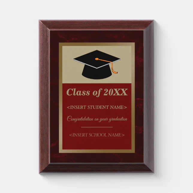 Graduation Award Plaque | Zazzle