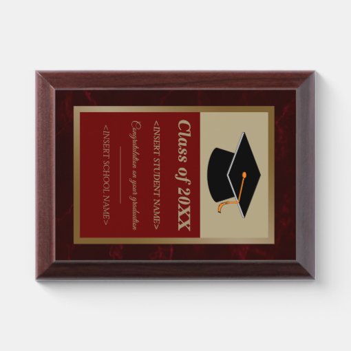 Graduation Award Plaque | Zazzle