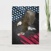 Graduation Bald Eagle with Diploma Card | Zazzle