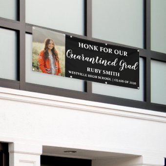 Graduation Banner for Quarantined Grads | Zazzle