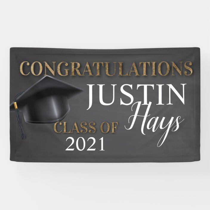 Graduation banner, Graduation party, grad party Banner | Zazzle.com