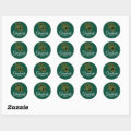 Graduation | Baylor University Block Letters Classic Round Sticker | Zazzle