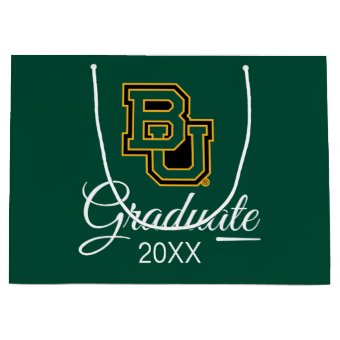 Graduation | Baylor University Block Letters Large Gift Bag | Zazzle