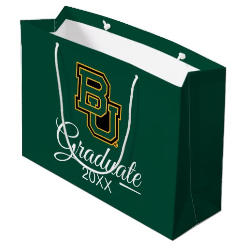 Graduation | Baylor University Block Letters Large Gift Bag | Zazzle
