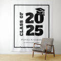 Graduation Black Tassel Graduation Tapestry | Zazzle