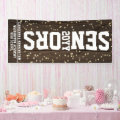 Graduation Block Letter Rustic Wood Confetti Banner | Zazzle