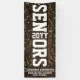 Graduation Block Letter Rustic Wood Confetti Banner | Zazzle