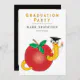 Graduation Bookworm With Graduation Cap Diploma Invitation | Zazzle