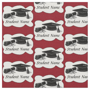 Graduation Caps With Diploma Fabric | Zazzle.com