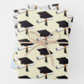 Graduation Cap and Diploma Graduation Wrapping Paper Sheets | Zazzle