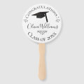 Graduation Cap Class of 2018 Photo Hand Fan | Zazzle