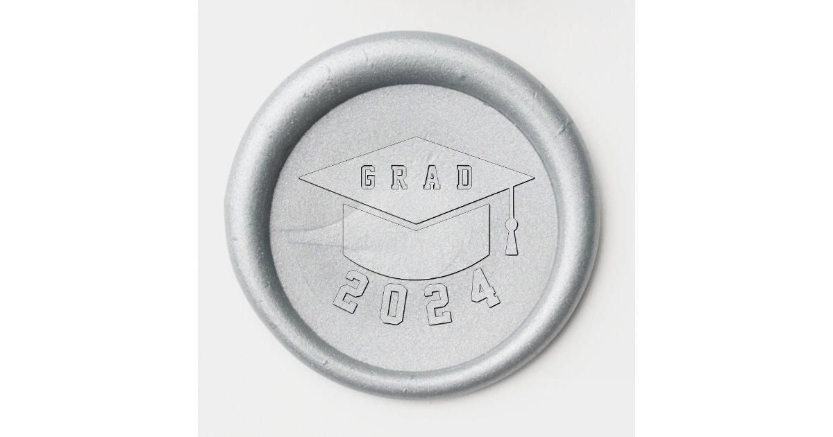 Graduation Cap Class of Wax Seal Stamp | Zazzle