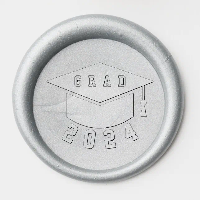 Graduation Cap Class of Wax Seal Stamp | Zazzle