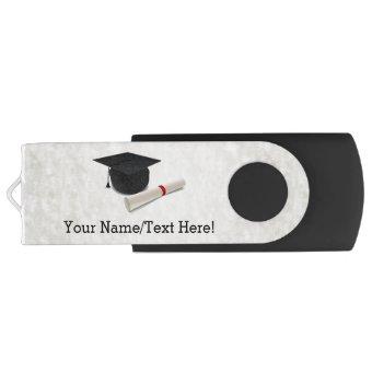 Graduation Cap Diploma Customizable Flash Drive | Zazzle