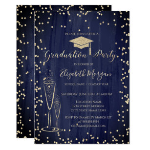 Masters Degree Graduation Invitations | Zazzle