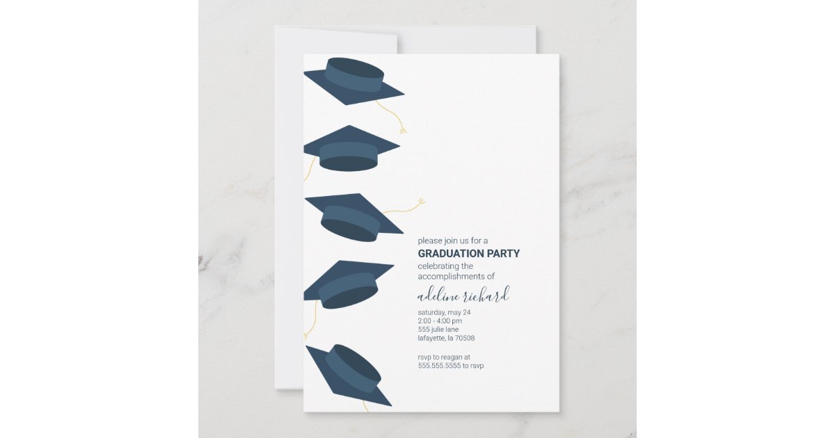 Graduation Cap Party Invitation | Zazzle