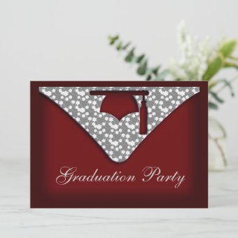 Graduation Cap Party Invitation | Zazzle