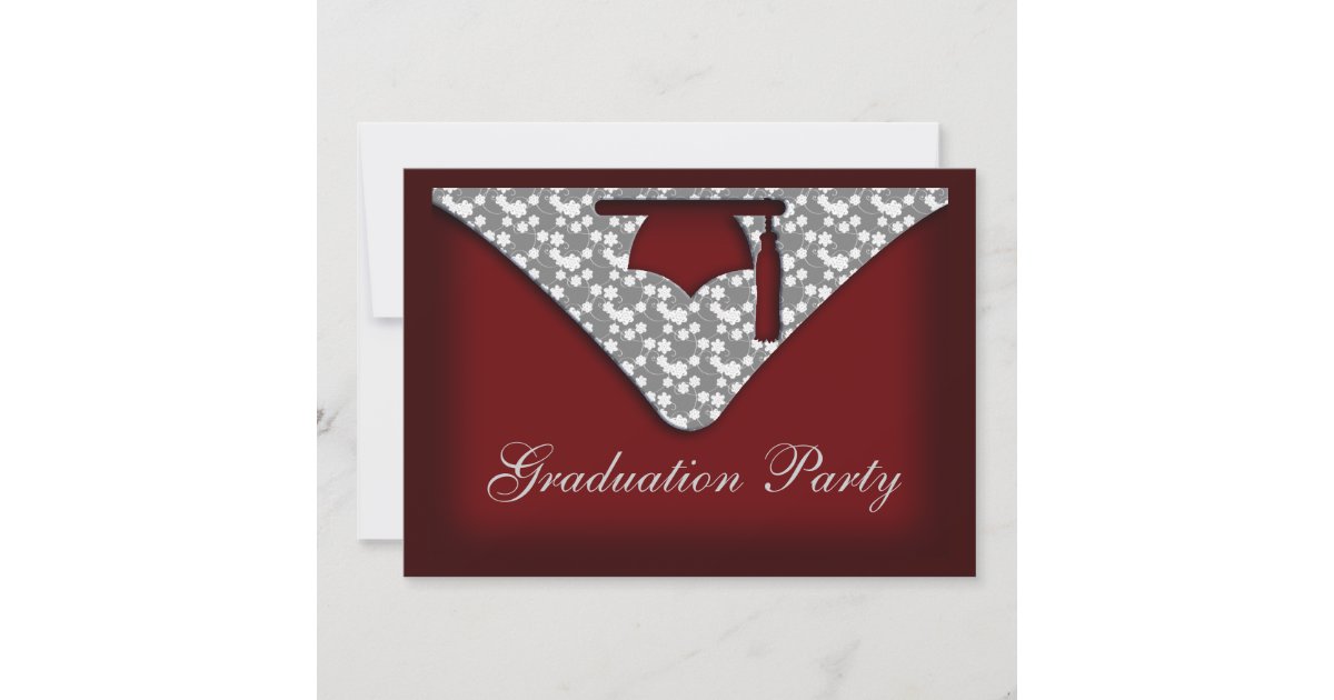 Graduation Cap Party Invitation | Zazzle