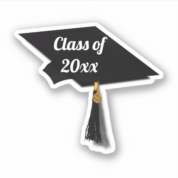 Graduation Cap Sticker | Zazzle.com