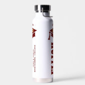 Graduation Cap - Tassel Dk Red Gold Class of 2023 Water Bottle | Zazzle