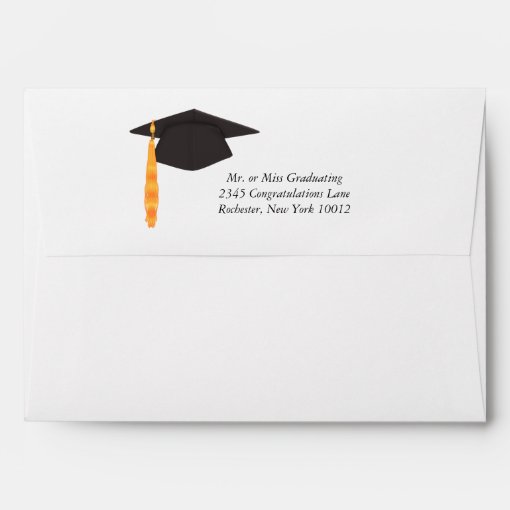 Graduation Cap & Tassel Graduation Envelopes | Zazzle
