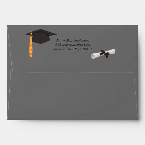 Graduation Cap & Tassel Graduation Envelopes | Zazzle