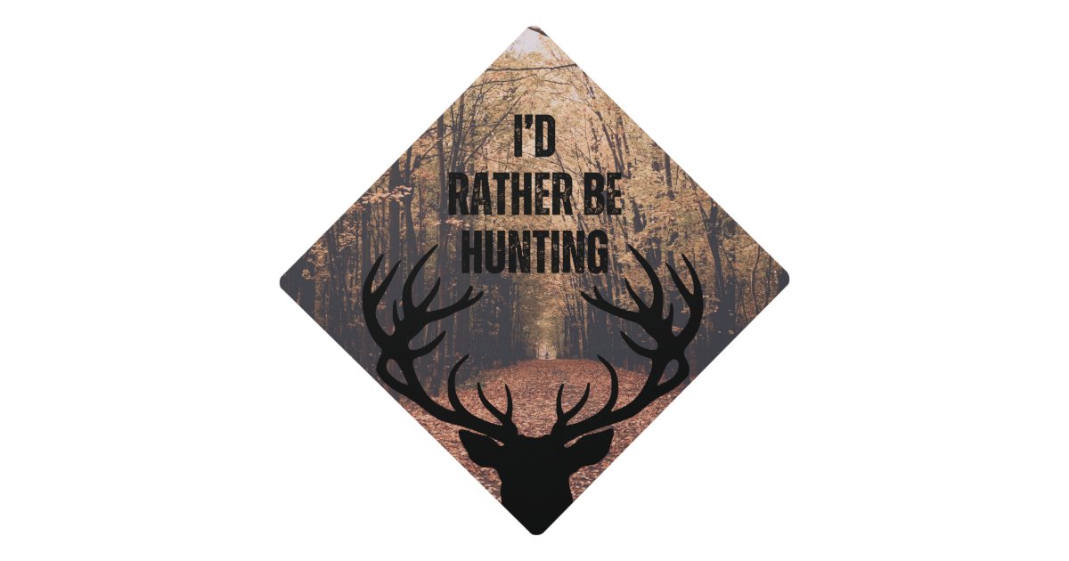 Graduation Cap Topper - Hunting | Zazzle