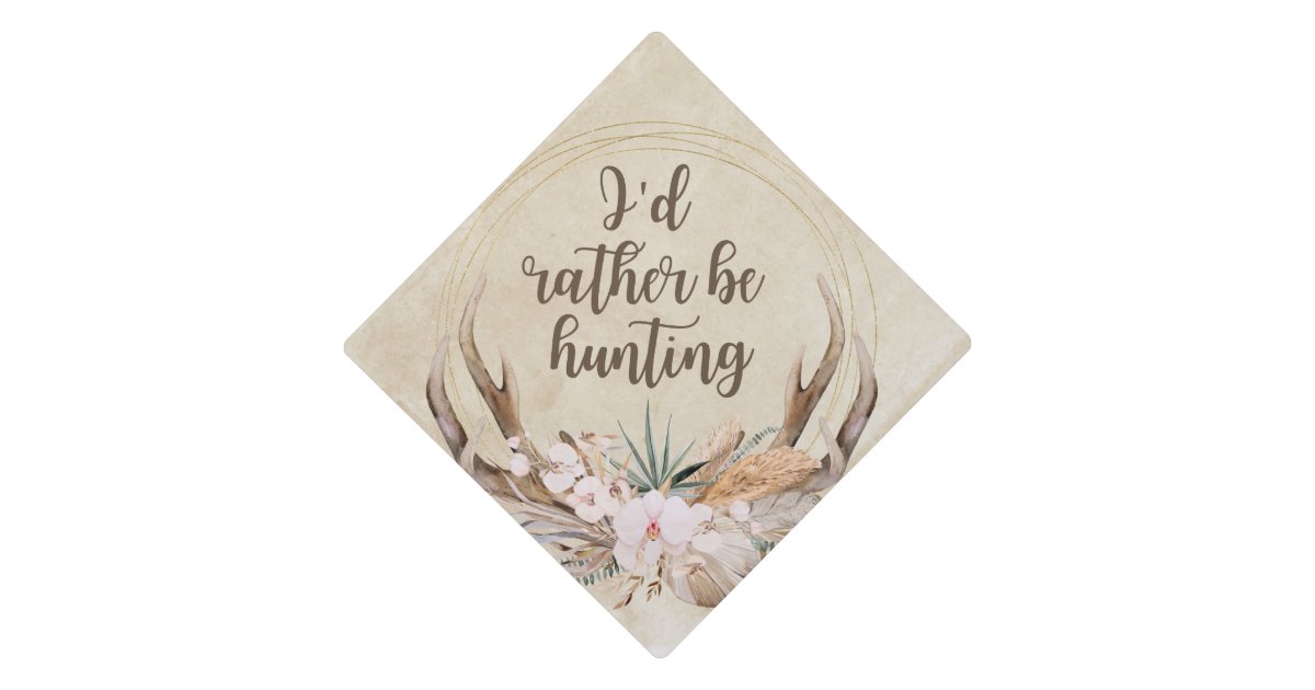 Graduation Cap Topper - Hunting 2 | Zazzle