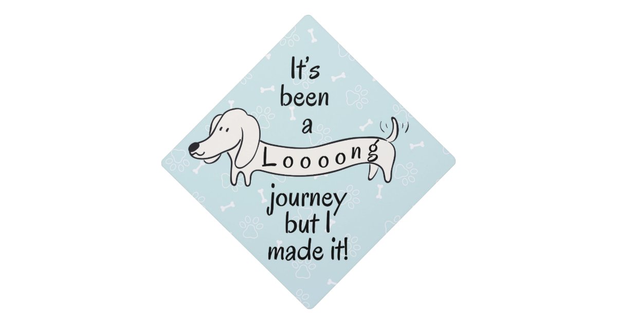 Graduation Cap Topper - Long Journey | Zazzle