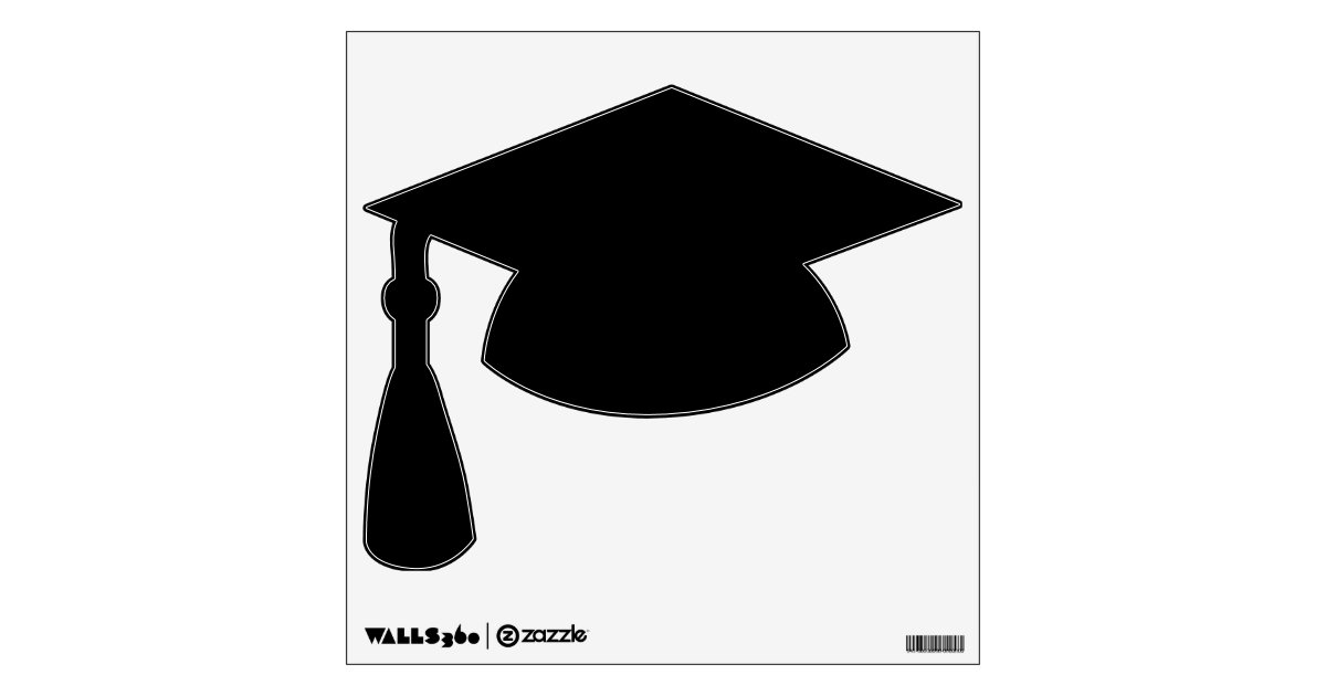 Graduation Cap Wall Decal | Zazzle