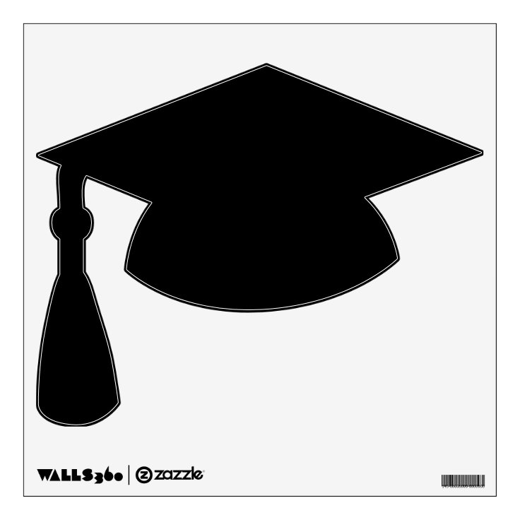 Graduation Cap Wall Decal | Zazzle
