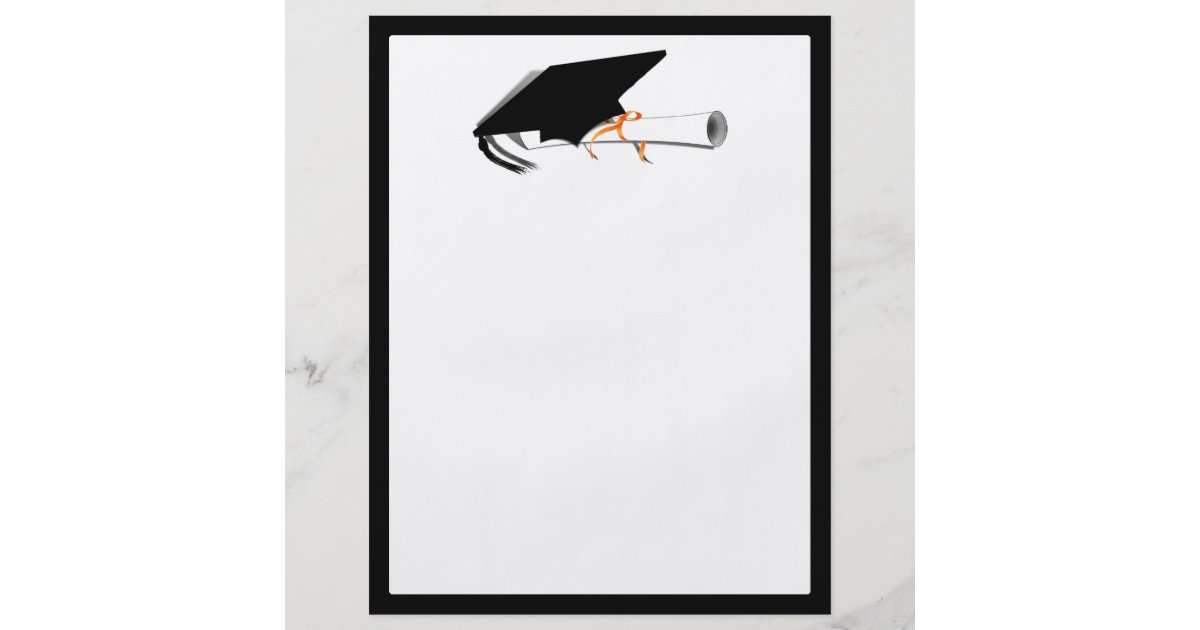 Graduation Cap With Diploma Flyer | Zazzle