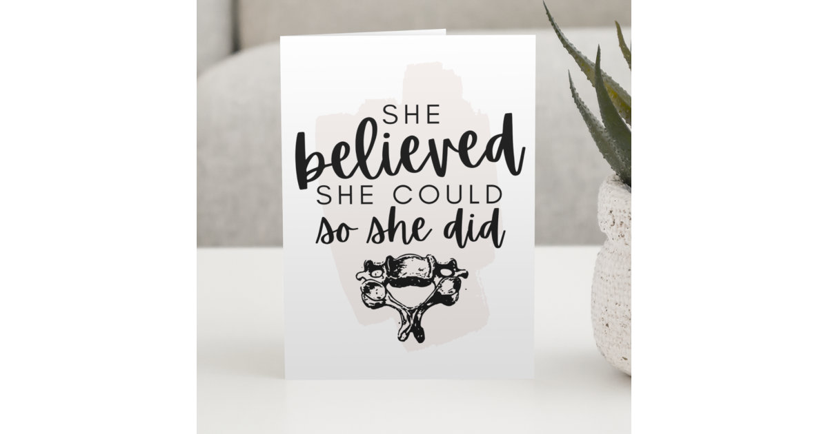 Graduation Card, Chiropractic Graduation Card, Card | Zazzle