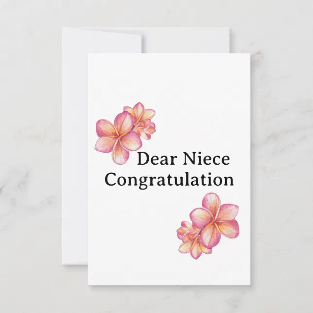 graduation card for niece | Zazzle