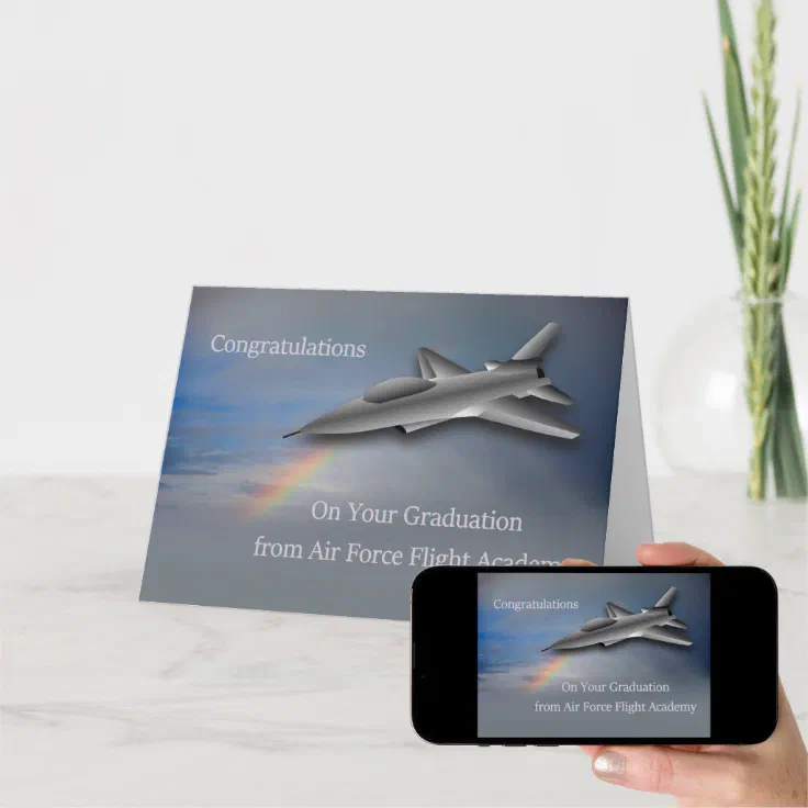 Graduation Card from Air Force Flight Adademy | Zazzle