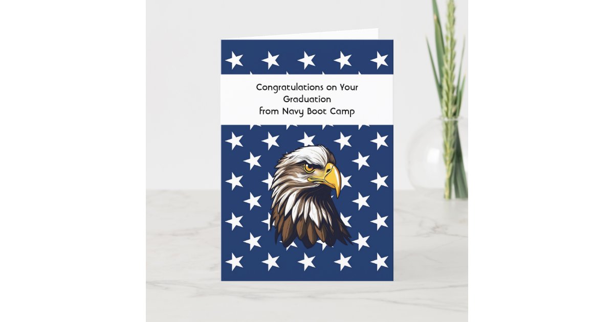 Graduation Card from Navy Boot Camp | Zazzle