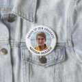 Graduation Ceremony Button with Grad’s Photo Name | Zazzle