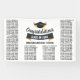 Graduation Class 20XX List of All Student Names Banner | Zazzle