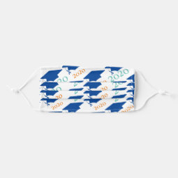 Graduation Class of 2020 Adult Cloth Face Mask | Zazzle
