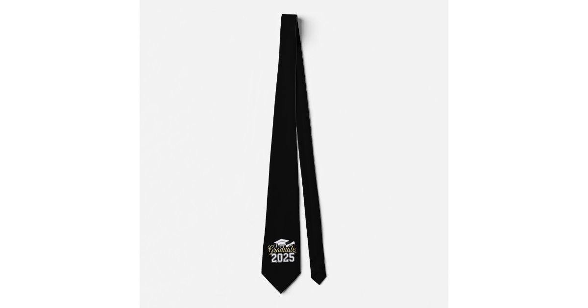 Graduation Class Of 2025 Graduate Neck Tie | Zazzle